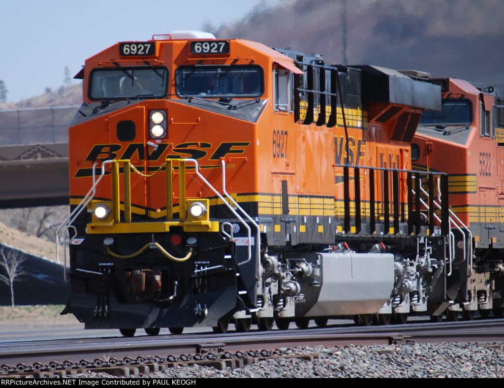 Zoom in of a Very , Very Brand New C4 as she heads west as the Lead Unit on the S LPC-LAC.